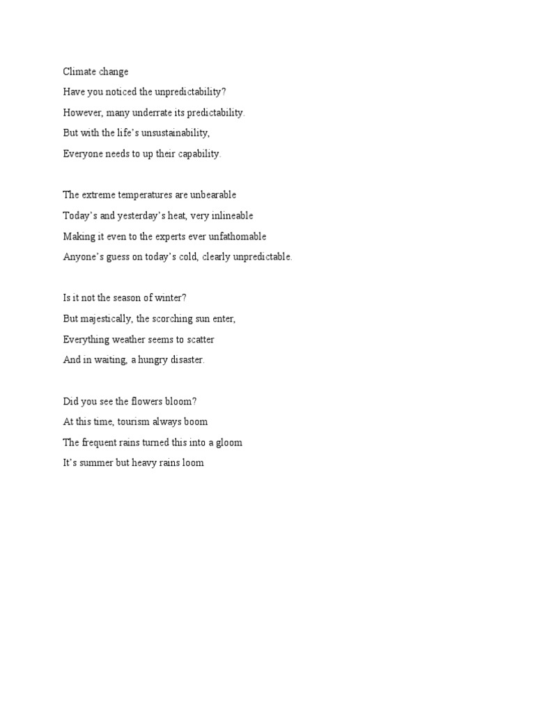 Climate Change | PDF