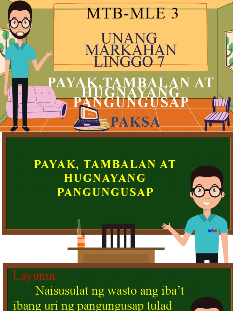 MTB PPT Week 7 Payak Tambalan at Hugnayang Pangungusap - Final | PDF