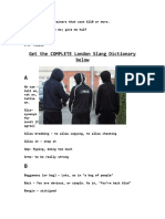 UK Rap & Street Slang Explained | PDF