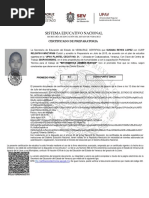 Certificado de Secundaria Modificado | PDF