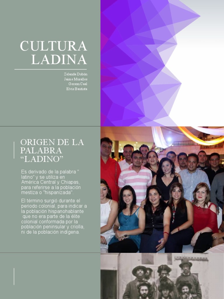 Cultura Ladina | PDF | Guatemala | Etnicidad