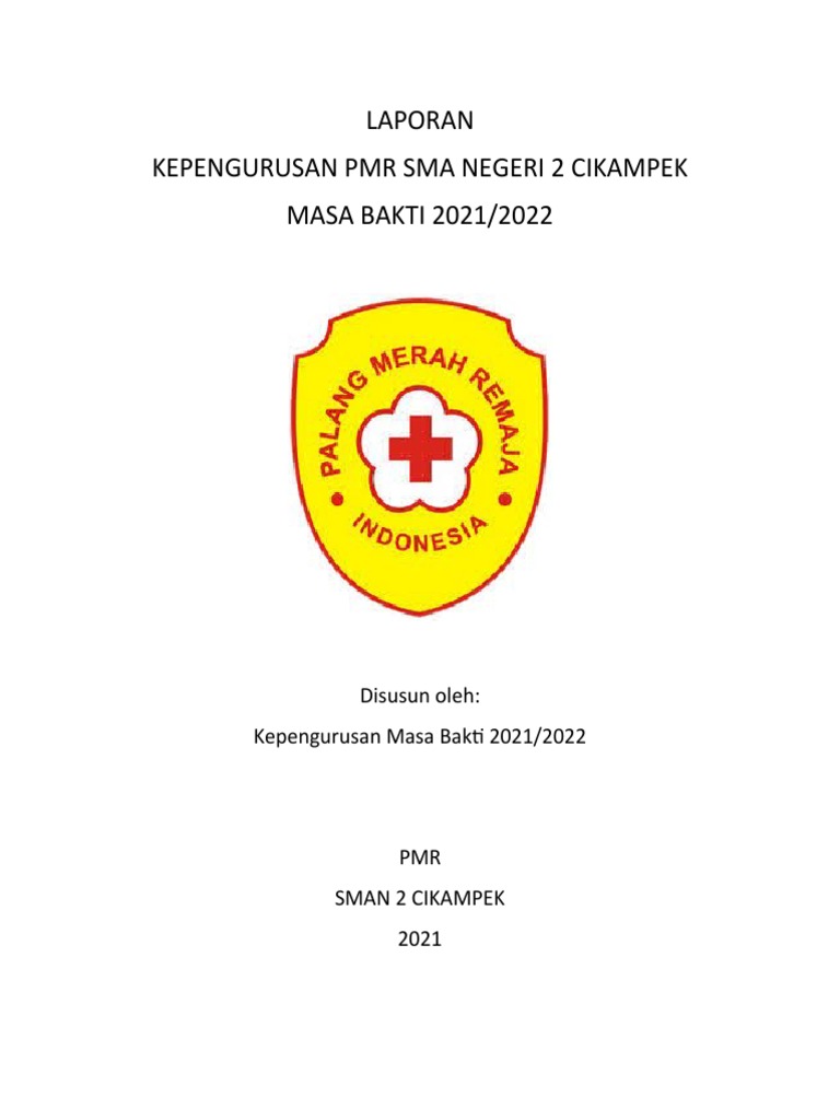 Laporan Kepengurusan PMR | PDF