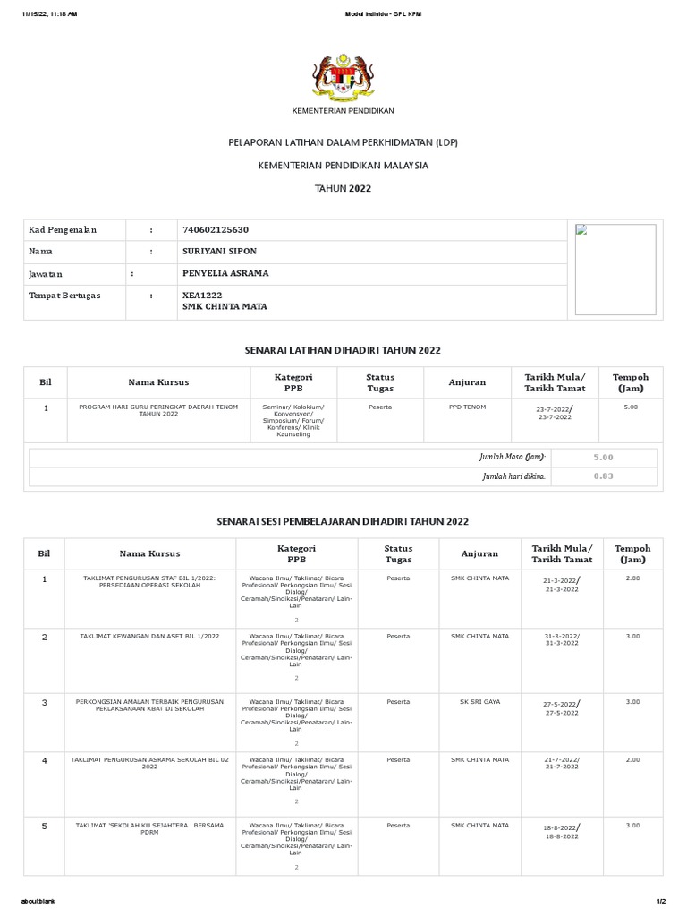 Modul Individu Spl Kpm Pdf