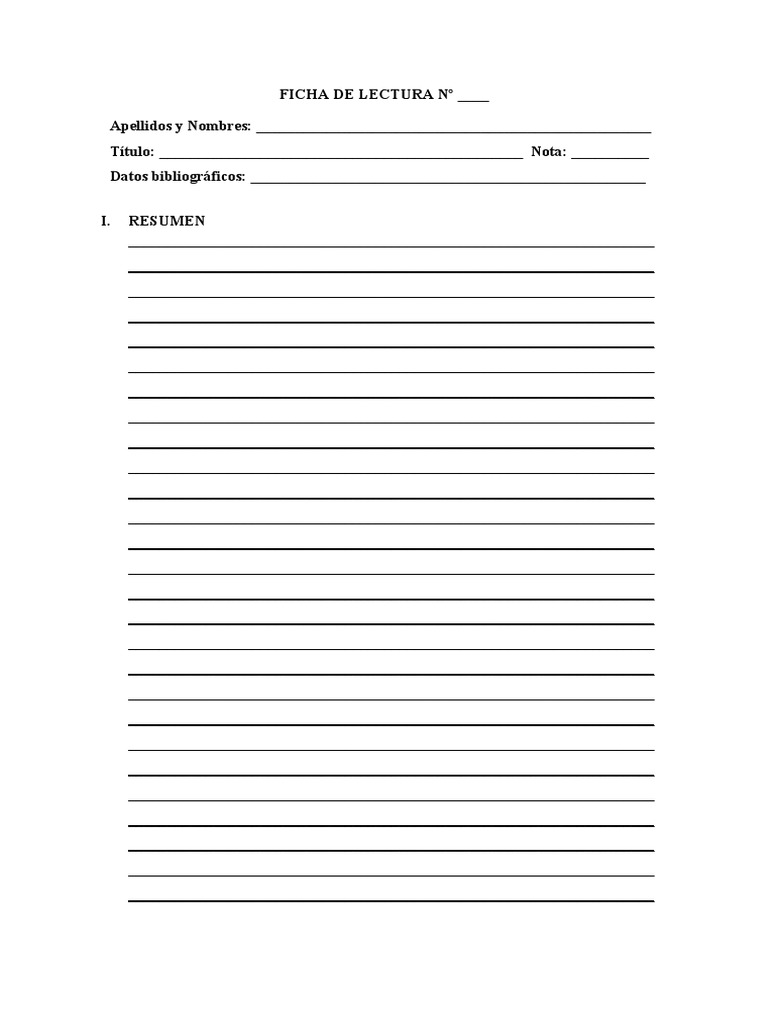 Ficha Lectura 1 1 | PDF | Aprendizaje