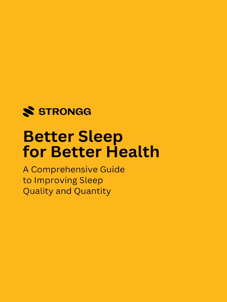 Better Sleep For Better Health | PDF
