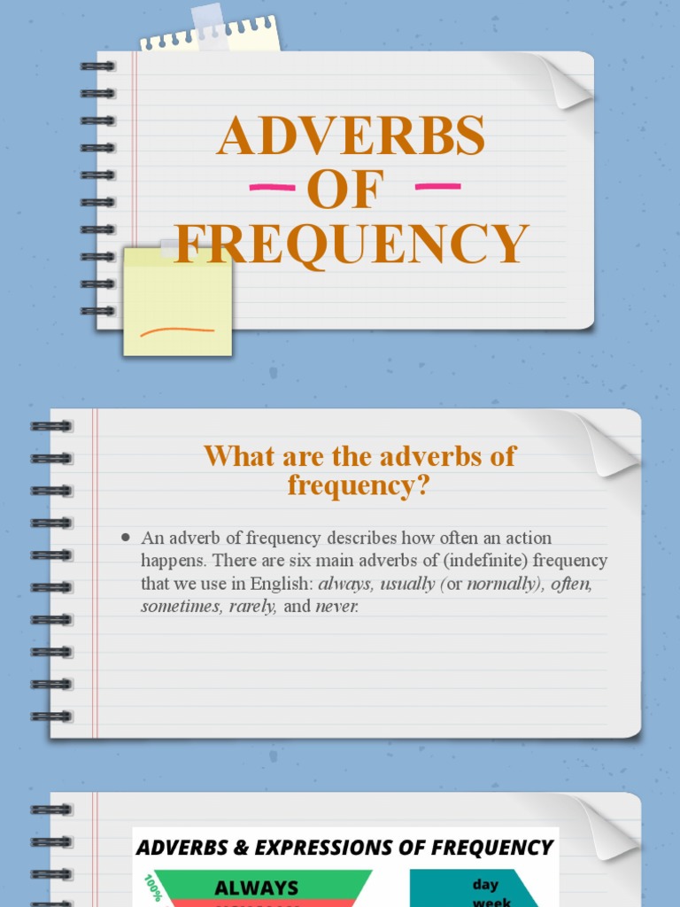 Understanding Adverbs of Frequency | PDF | Adverb | Sentence (Linguistics)