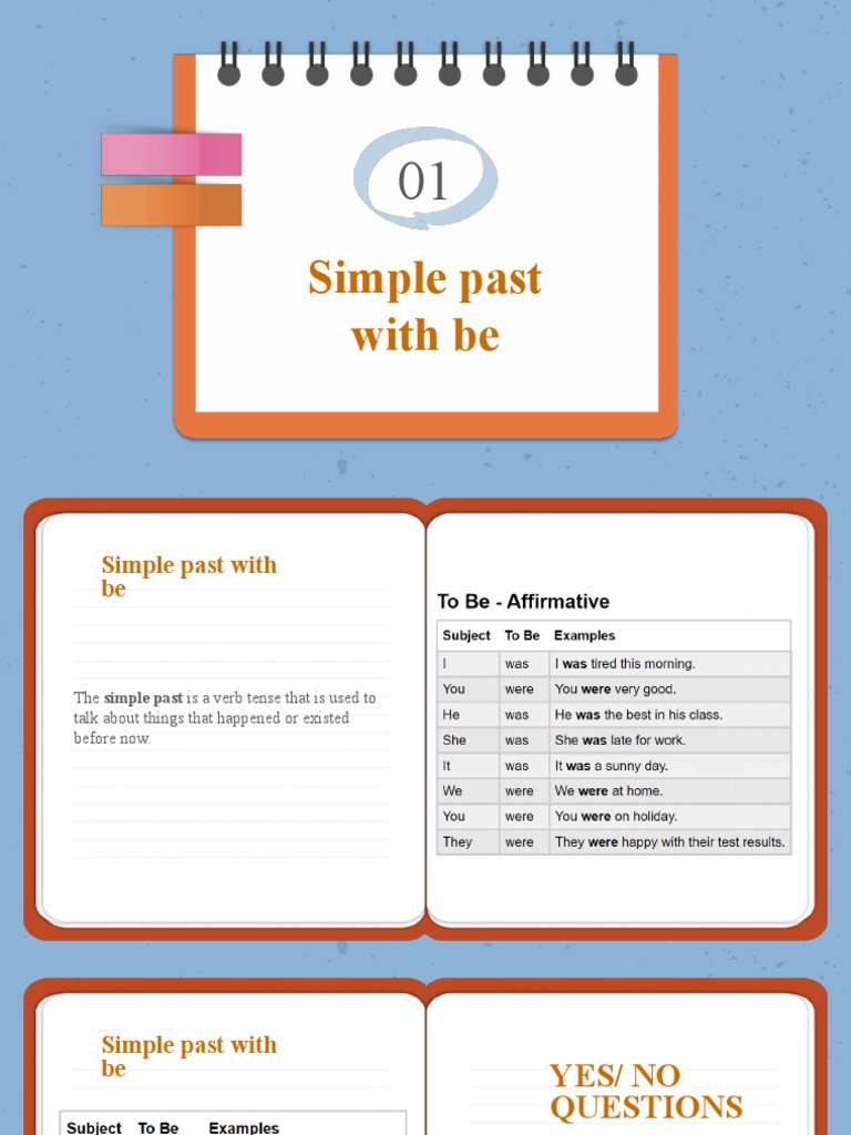 CLASE 4 - Simple Past With Be | PDF | Verb | Human Communication