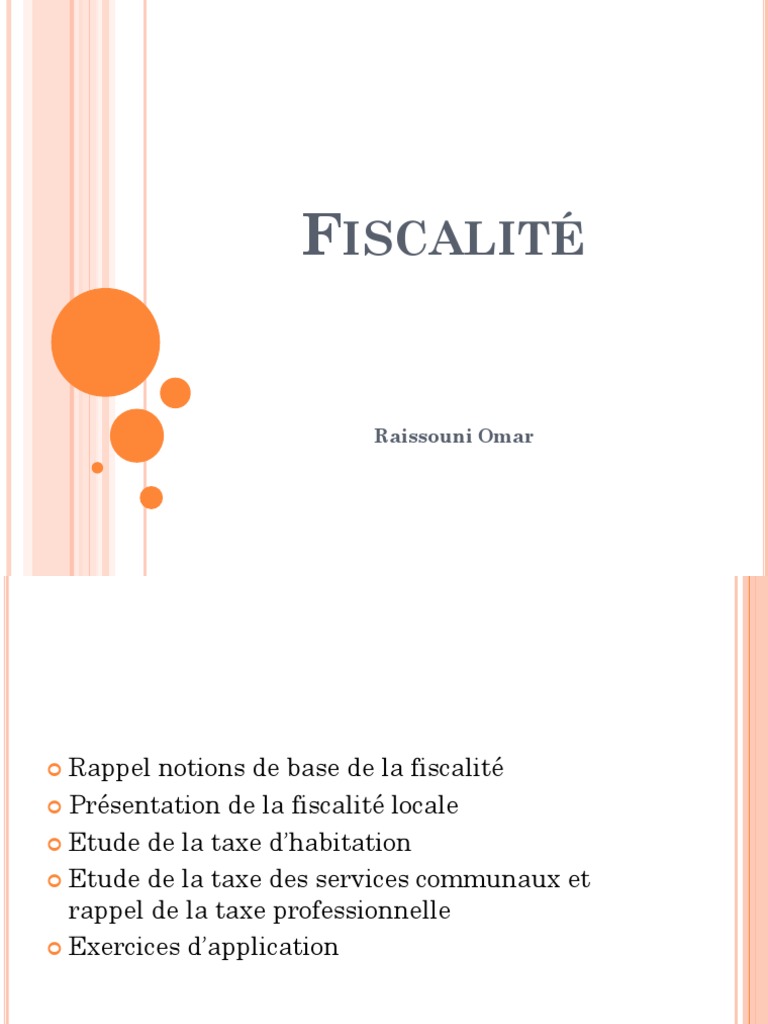 Comprendre la fiscalité locale et nationale | PDF | Impôts | Impôt ...