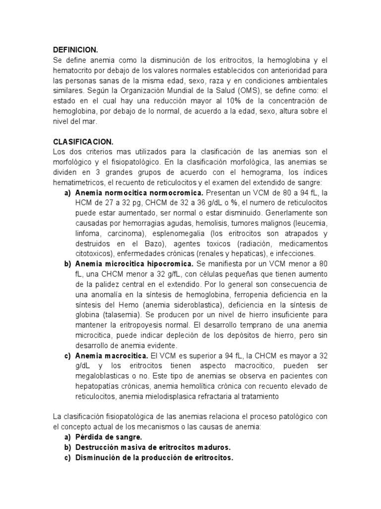 Causas de Anemia y Ferradox Plus | PDF | Anemia | Vitamina B12
