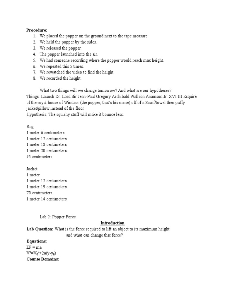 Nora Durcan Lab Write Up Popper | PDF | Science | Scientific Method