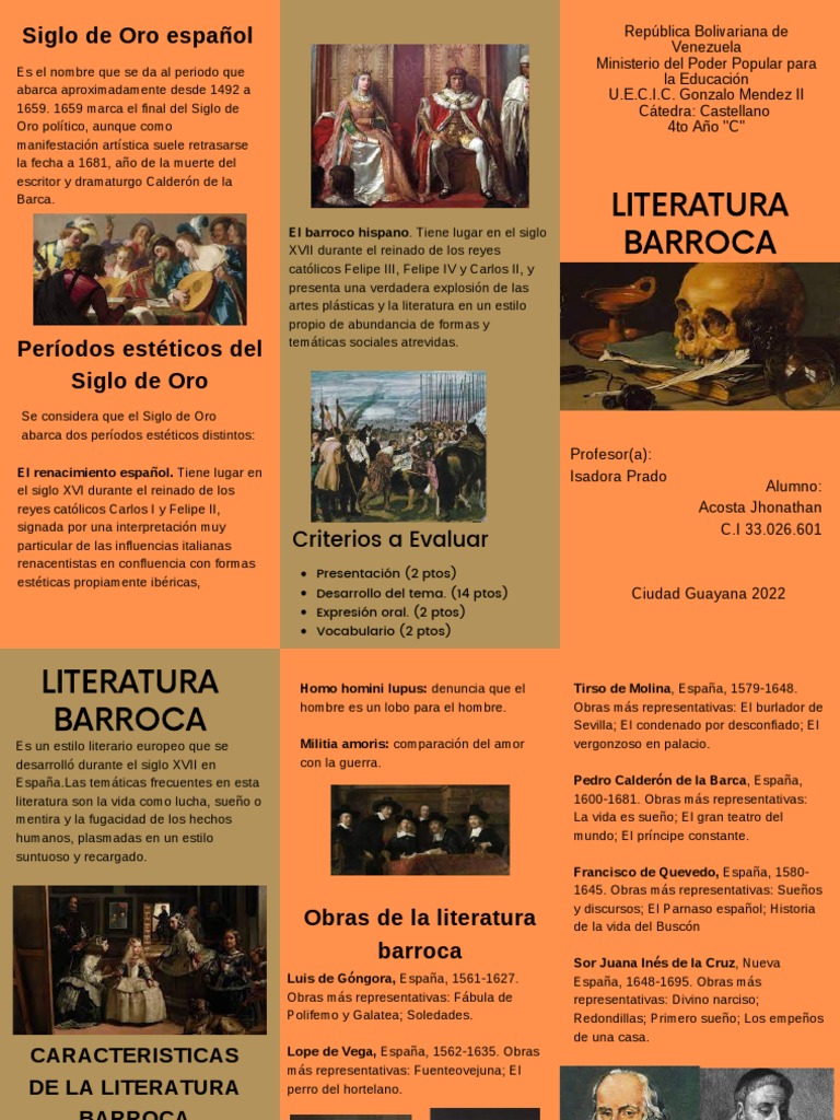 Literatura Barroca | PDF | Barroco | España