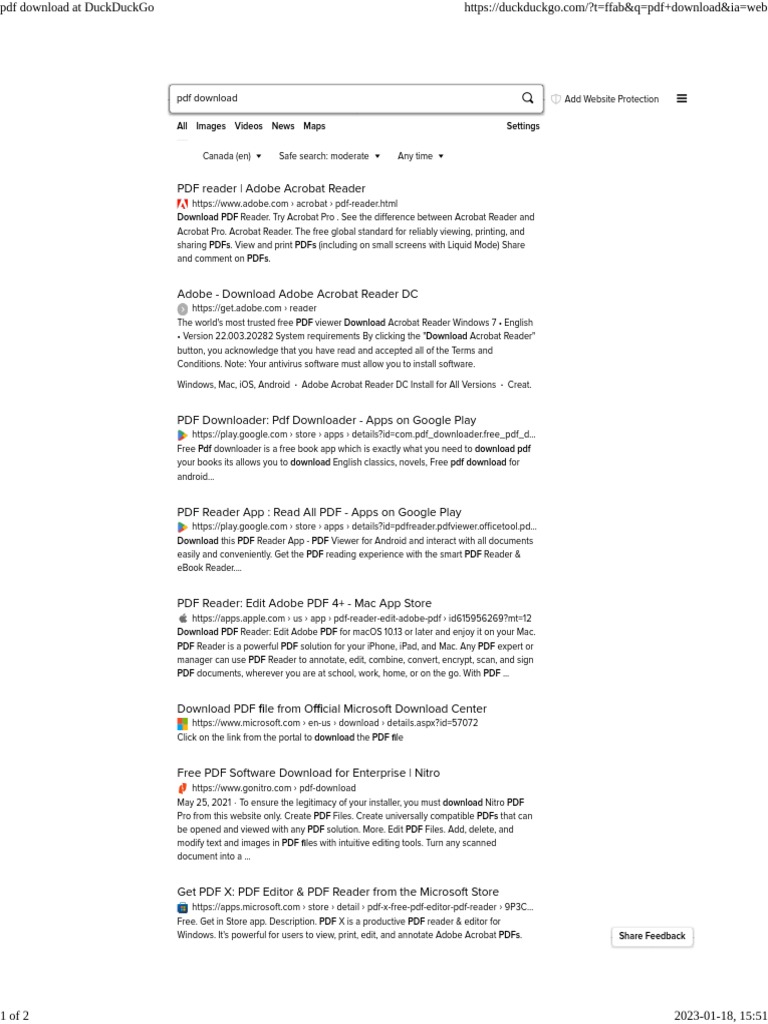 PDF Download at DuckDuckGo | PDF | Google Play | Multimedia