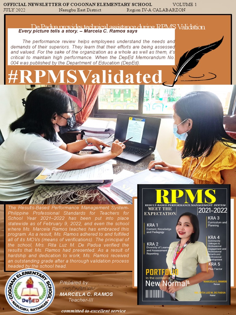 Narrative Report-Validated RPMS | PDF