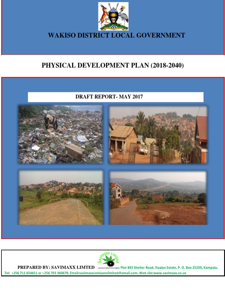 Wakiso District Physical Development Plan | PDF | Infrastructure ...