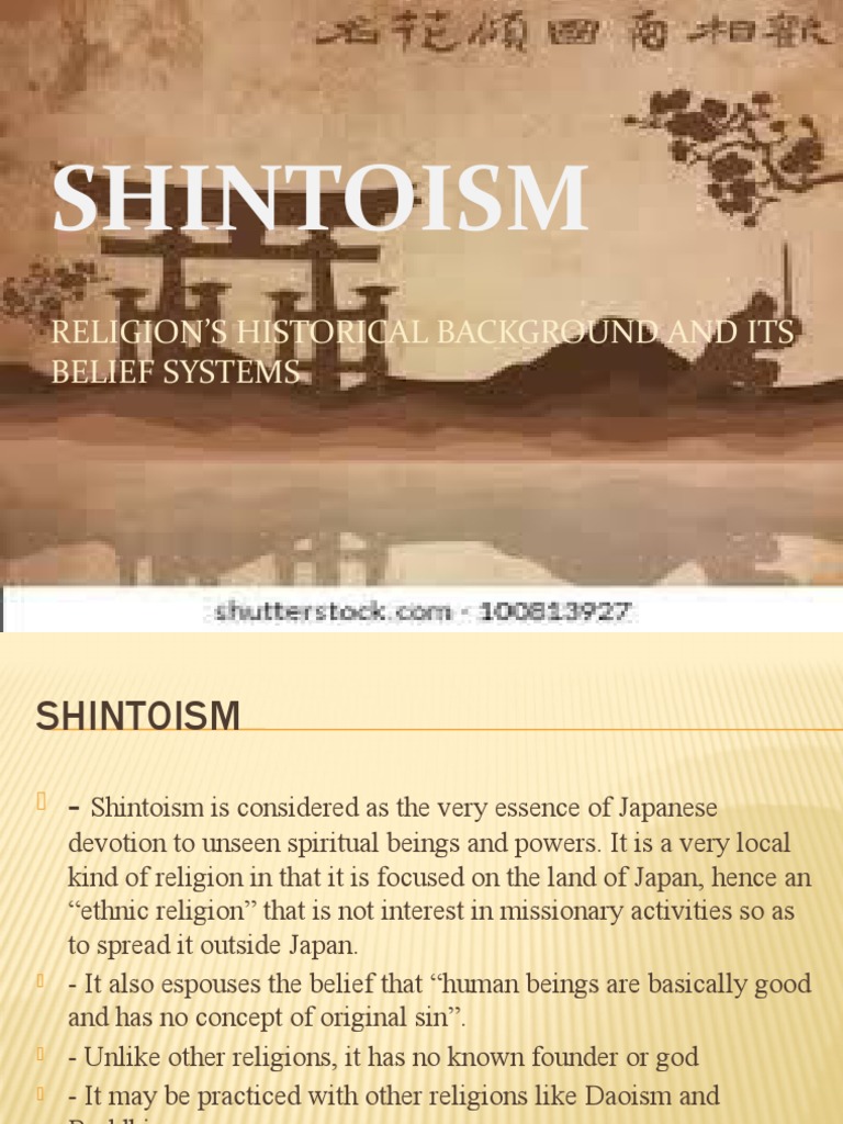 SHINTOISM | PDF | Shinto | Supernatural