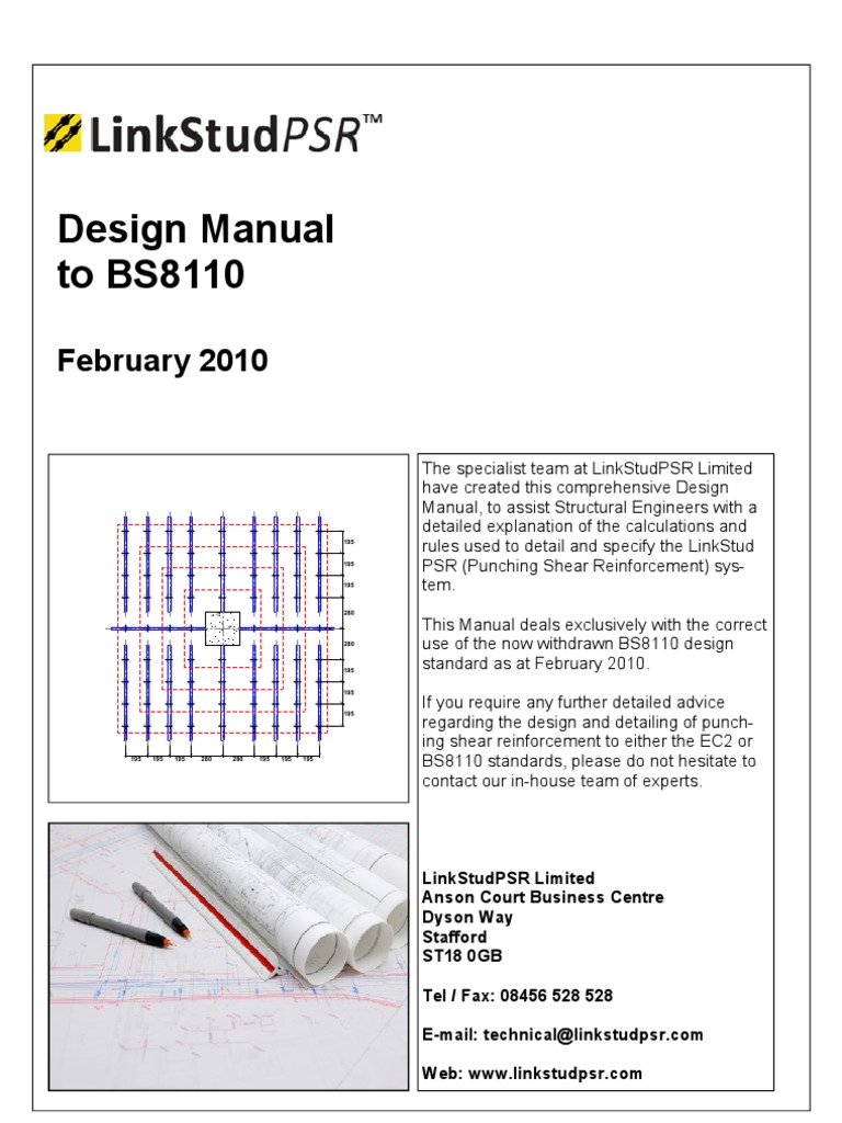 Design As Per BS 8110 | PDF | Column | Deep Foundation