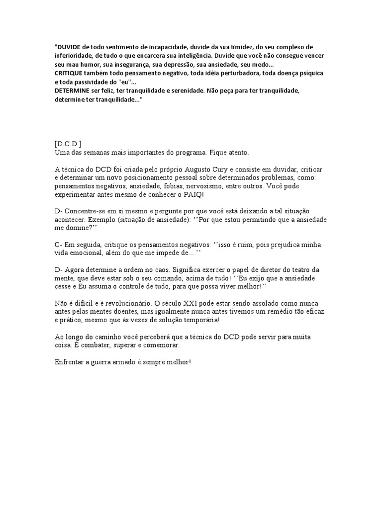 Tecnica DCD | PDF