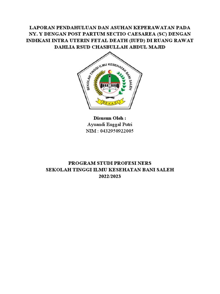 LP & Askep Kasus II Lengkap IUFD | PDF