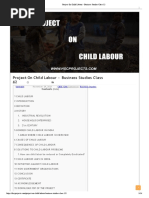 English Project | PDF | Child Labour