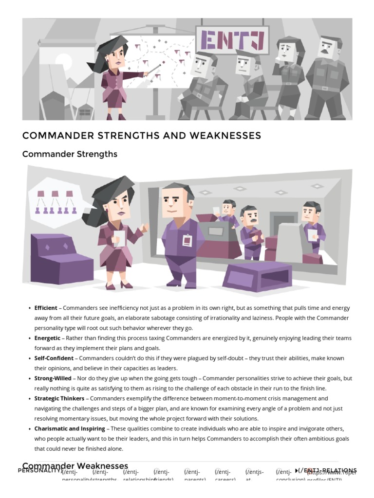 Commander Personality Traits Overview | PDF | Metaphysics Of Mind ...