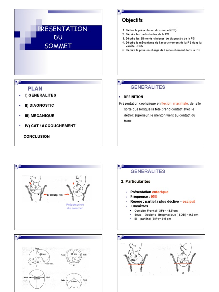 Présentation du Sommet : Diagnostic et Accouchement | PDF ...