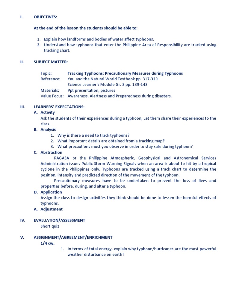 G8 Science LP | PDF | Travel | Science & Mathematics