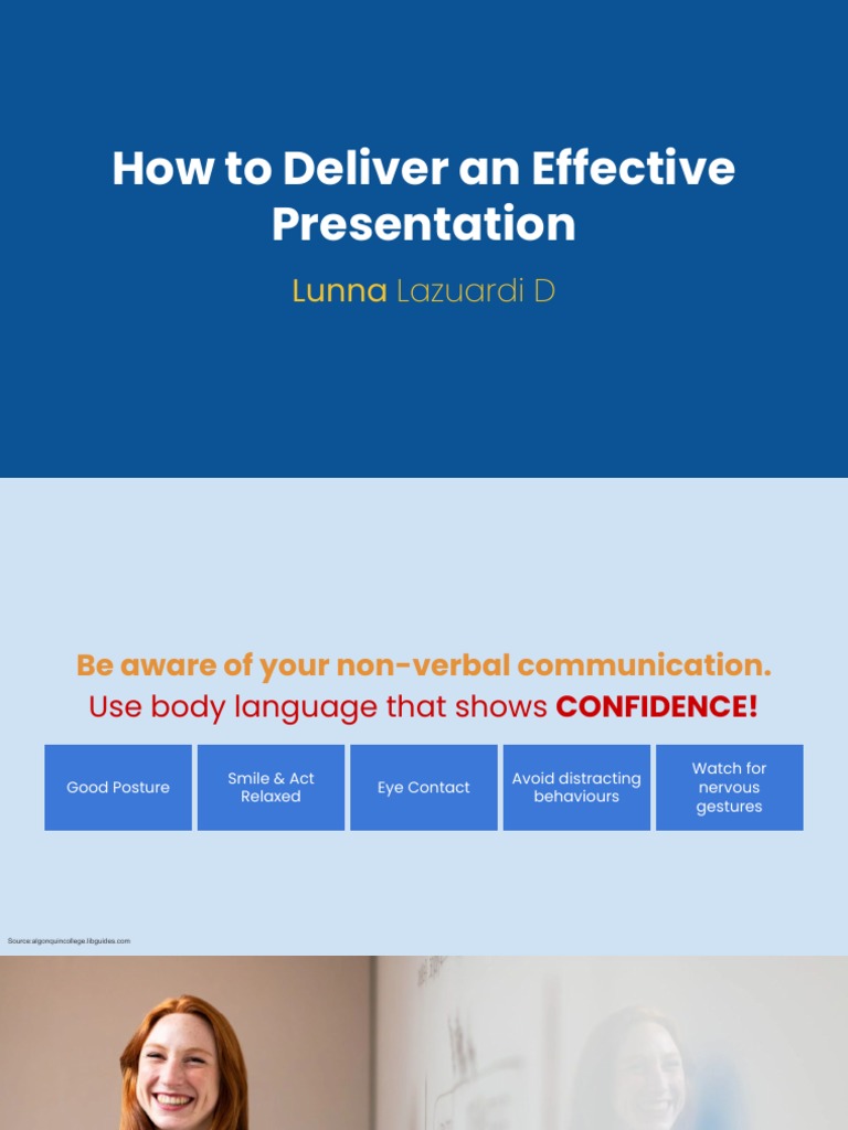 How To Deliver An Effective Presentation | PDF