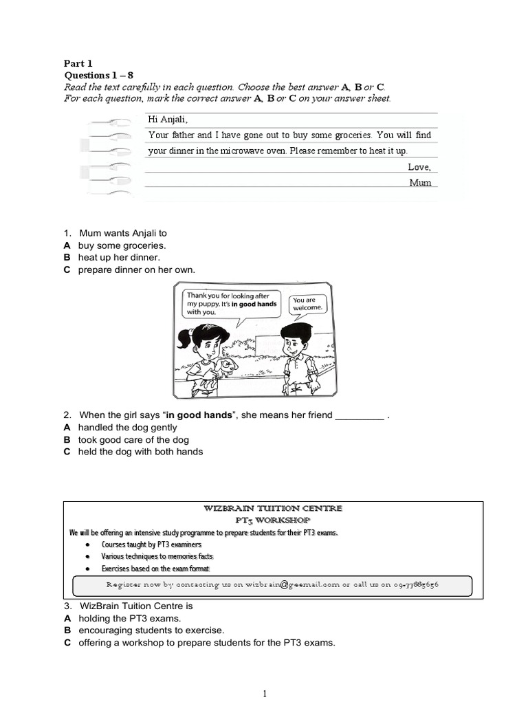 Form 3 Reading and Writing Paper Up1 Exam May 2022 | PDF | Robot | Robotics