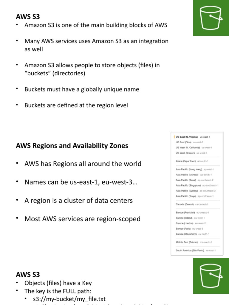 S3 Introdution | PDF | Amazon Web Services | Computer Data Storage