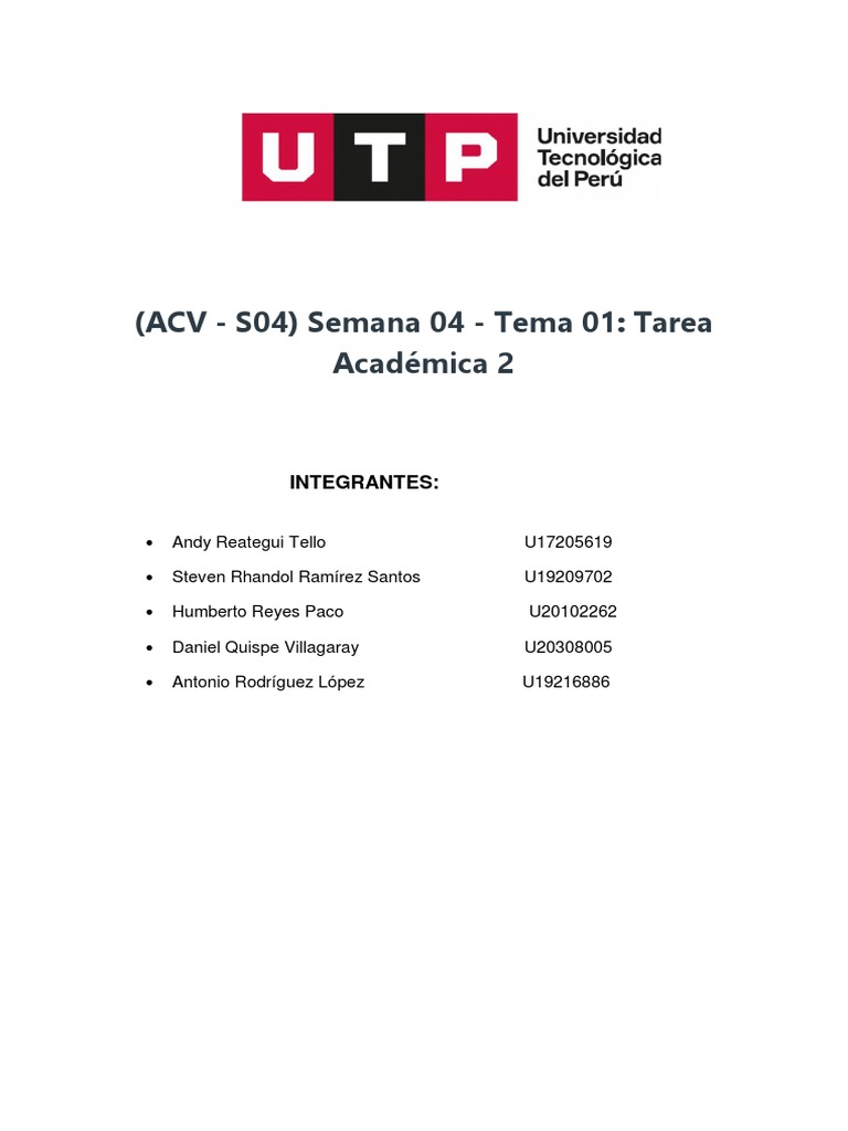 (ACV - S04) Semana 04 Tarea Académica 2 | PDF | Salario mínimo | Salario