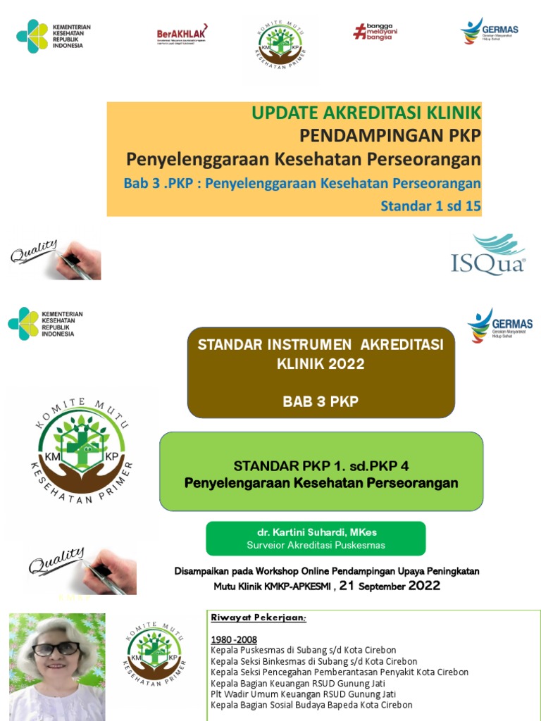 PKP Standar 1-4 KMKP | PDF
