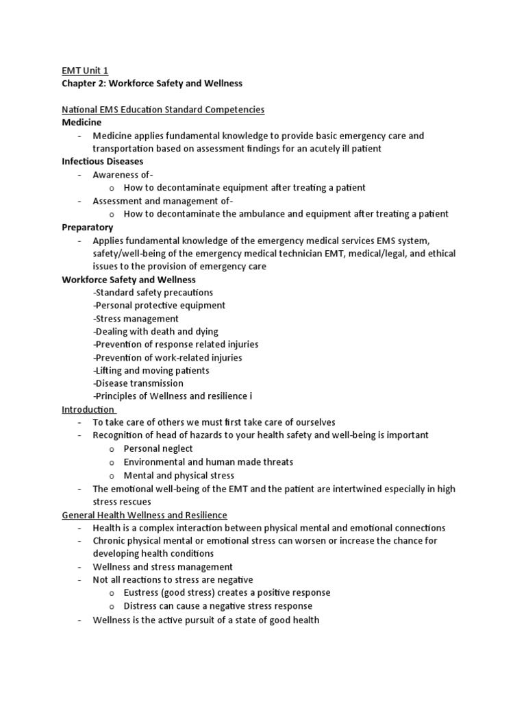 EMT Unit 1 | PDF | Anatomical Terms Of Motion | Pelvis