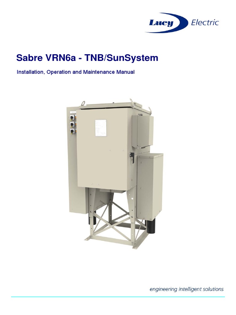 Sabre VRN6a IOM LIOM01-059 - 1 | PDF | Switch | Electrical Substation