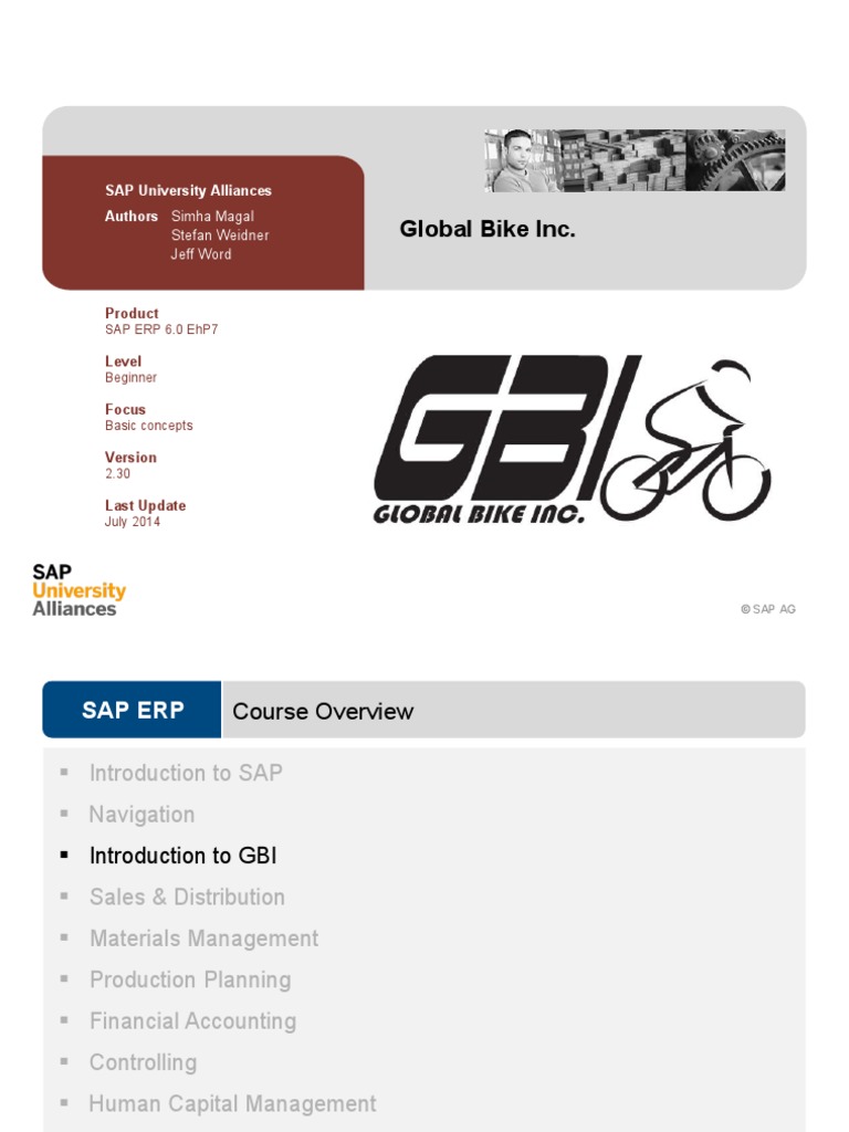 Diapositivas - (3) Global Bike | PDF | Economies | Business Process