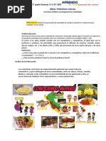 Ficha Compartimos Las Costumbres y Tradiciones de Mi Comunidad Maestra ...