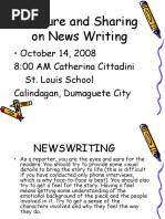 News Writing Fact Sheet | PDF
