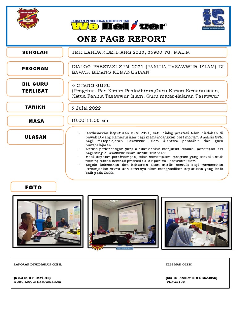 OPR Analisis PAnitia Tasawwur | PDF