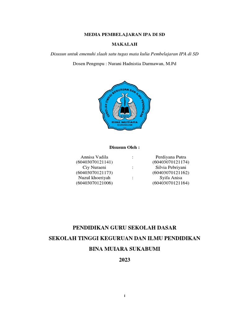 Media Pembelajaran IPA di SD Kelas 4 | PDF