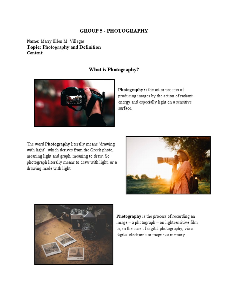 Photography | PDF | Shutter Speed | Aperture