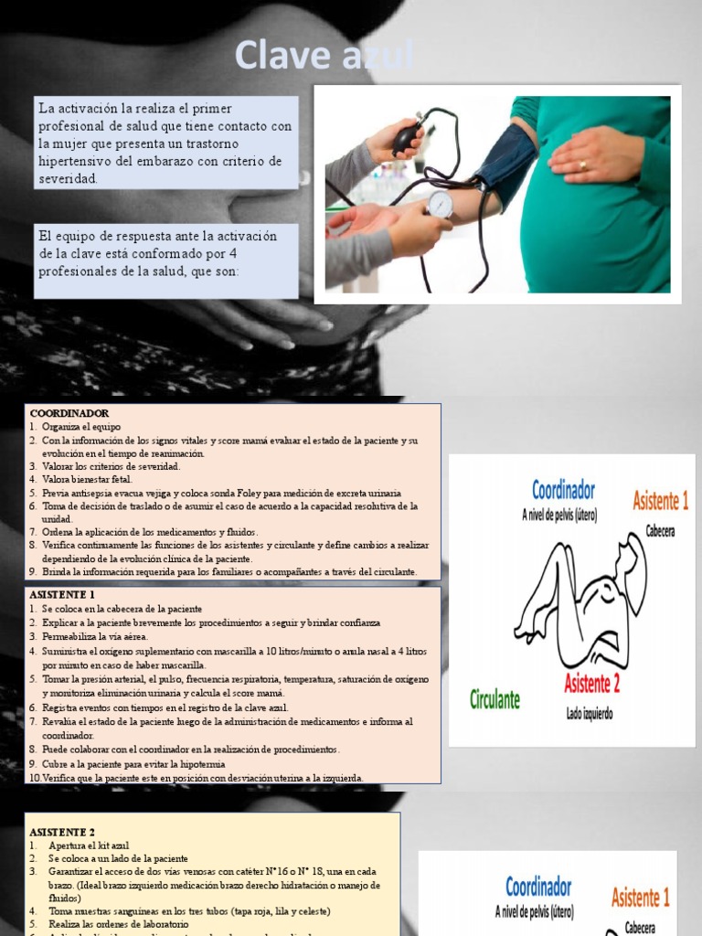 Protocolo Clave Azul en Emergencias Obstétricas | PDF | Plaqueta ...