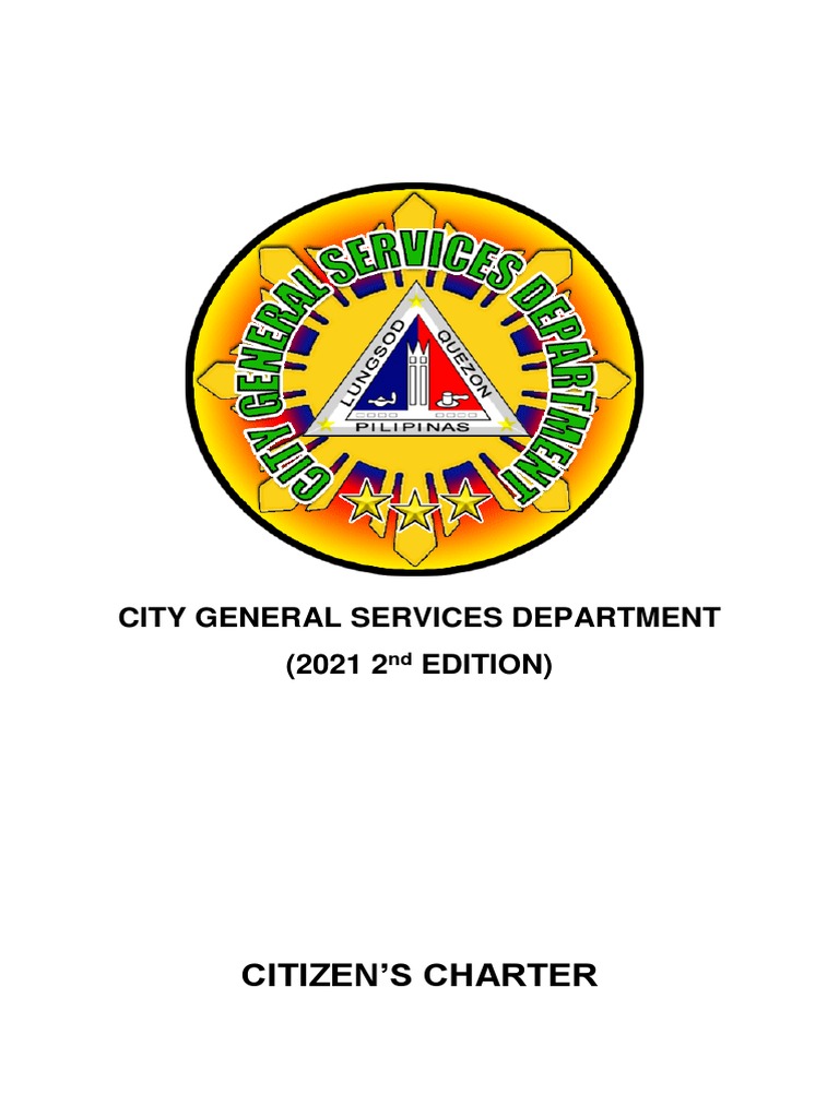 CGSD Citizens Charter 2021 2nd Edition May 2021 | PDF | Receipt ...