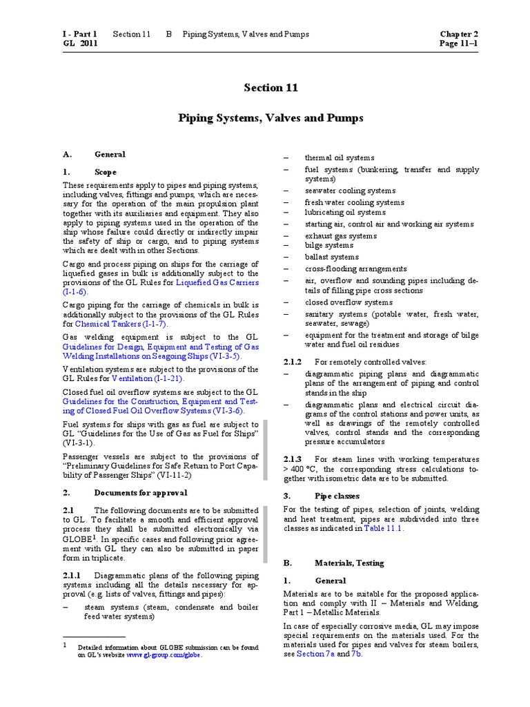 Piping System 1 | PDF | Pipe (Fluid Conveyance) | Valve