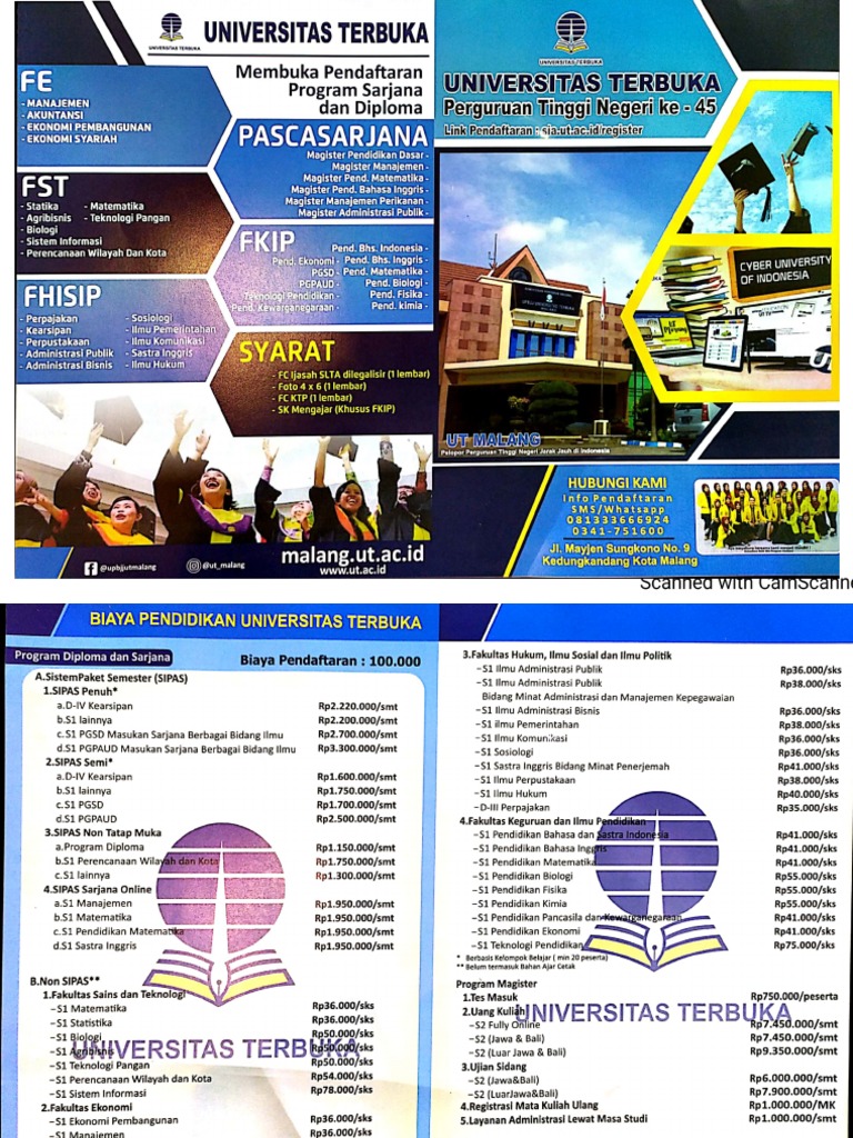 Brosur Biru UT | PDF