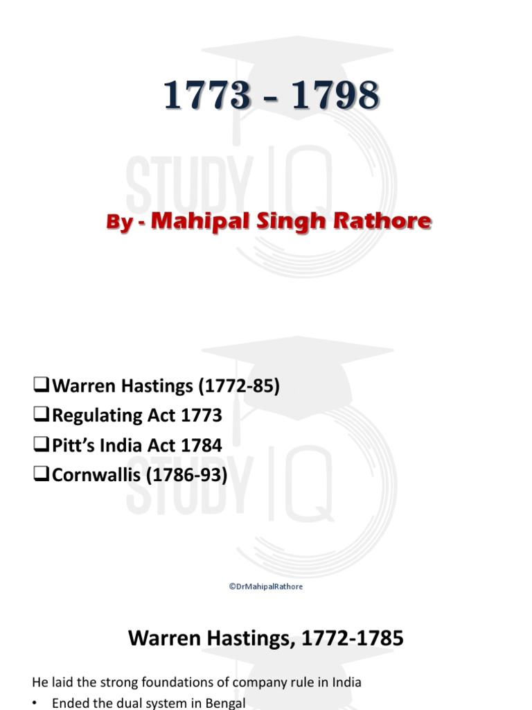Company Rule 1 - 1773-1798 | PDF | Government