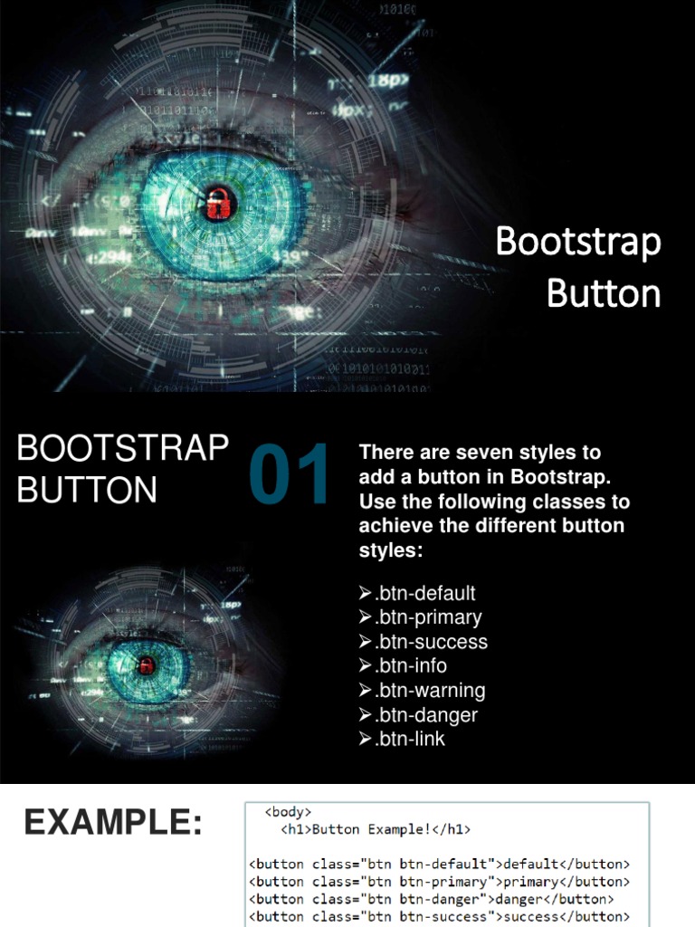 Bootstrap Button Styles Guide | PDF