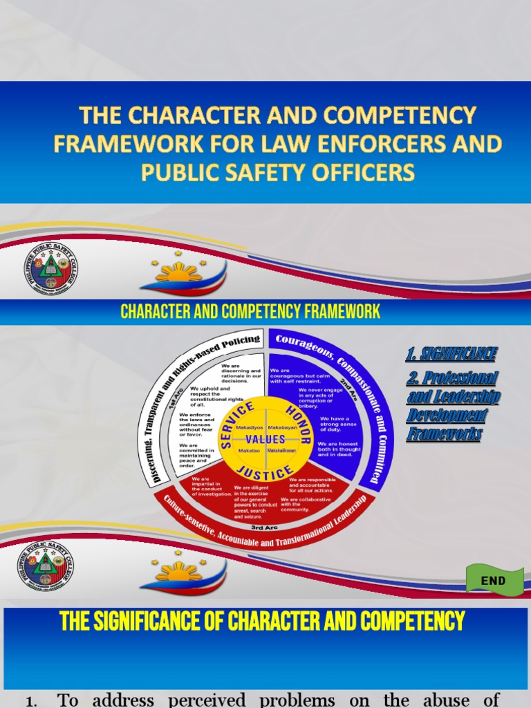 Character and Competency Framework (DIR MAGSALOS) | PDF | Police ...