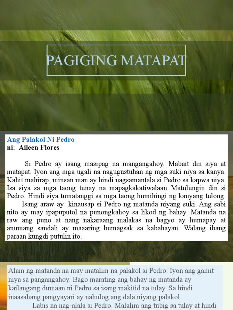 Pagiging Matapat | PDF