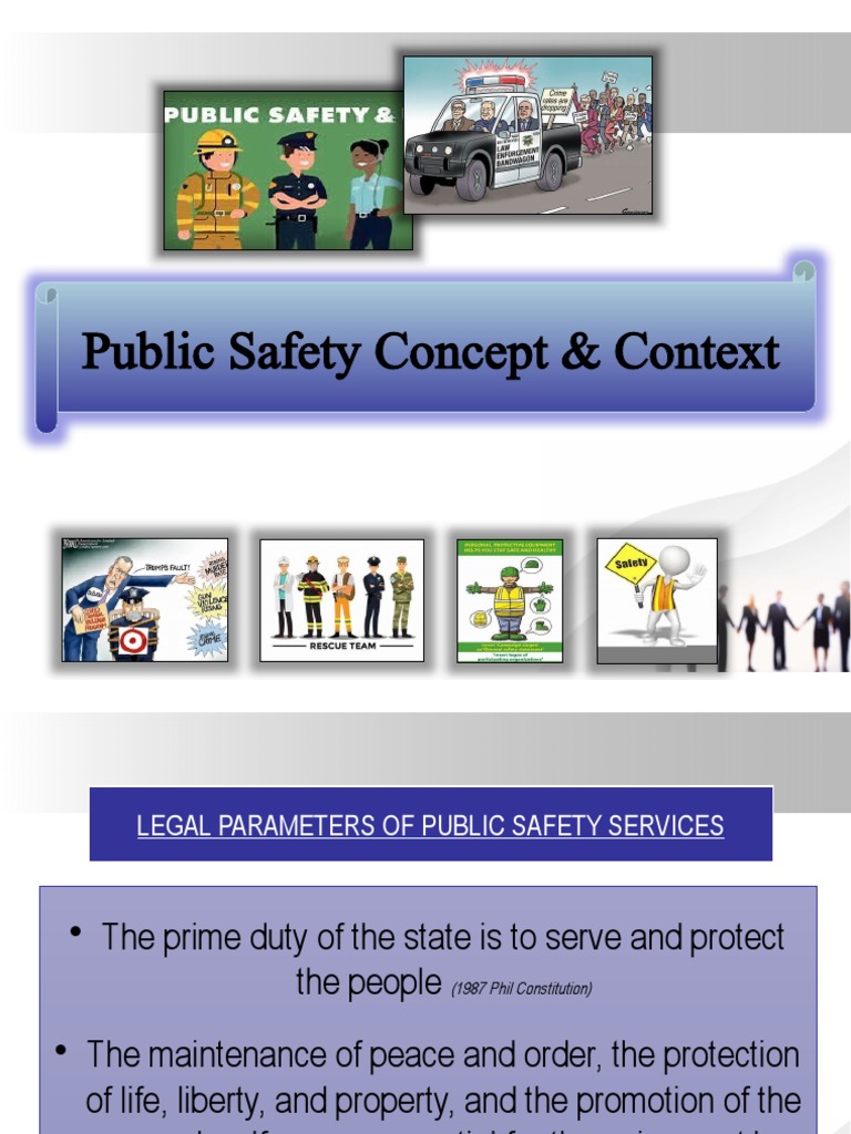Public Safety Concept - Context - PCOL DEL CAMAT (RET) | Download Free ...