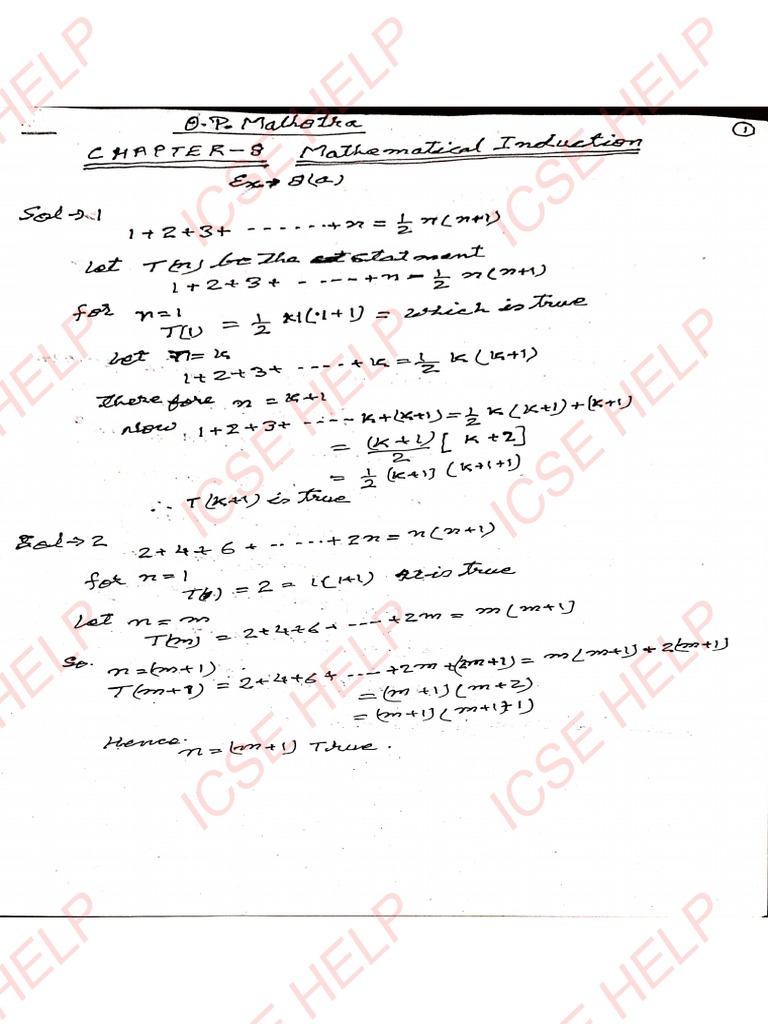 Op Malhotra Class 11 Chapter 8.a | PDF