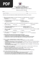 JS1 Computer Studies Examination (Third Term) | PDF | Cursor (User Interface) | Human–Computer ...